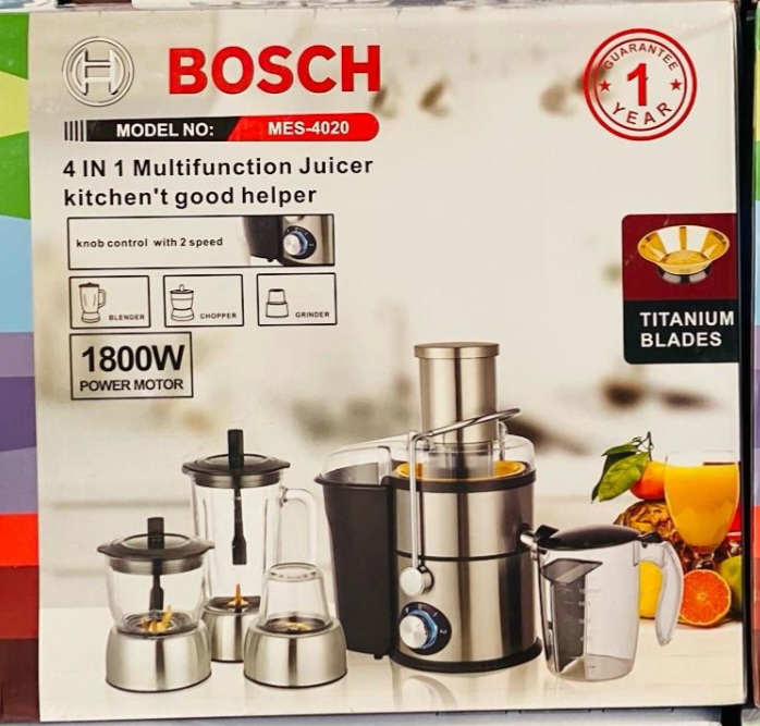 آبمیوه گیری 4 کاره دیجیتال برند بوش مدل Juicer ME_4020 تیغه طلایی – فروشگاه آنلاین لوازم کده